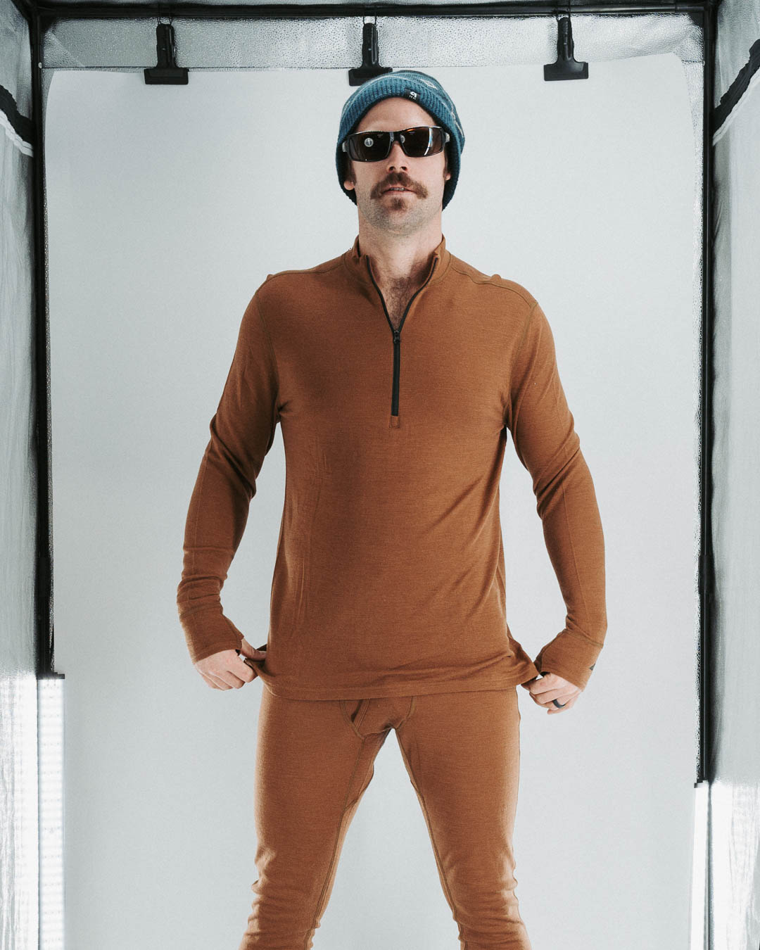 Smith & Rogue Men's Quarter Zip Base Layer